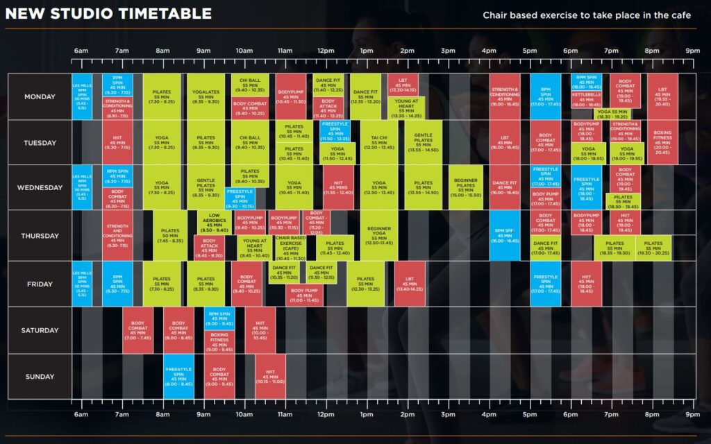 Fitness Classes – Formby Pool